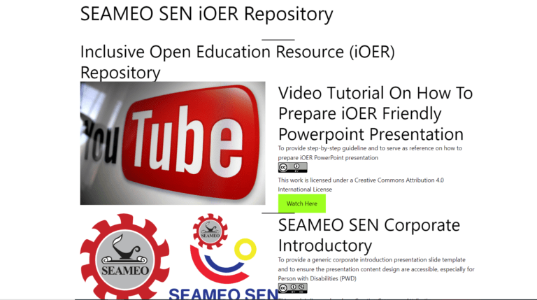 Publication | SEAMEO SEN